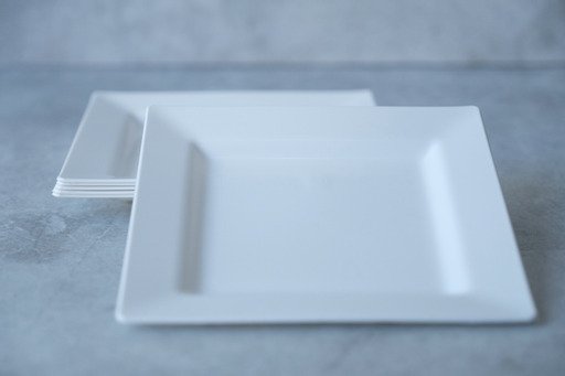 Plastic square side plates 6pk - Homely's Factory Outlet and Wholesaler